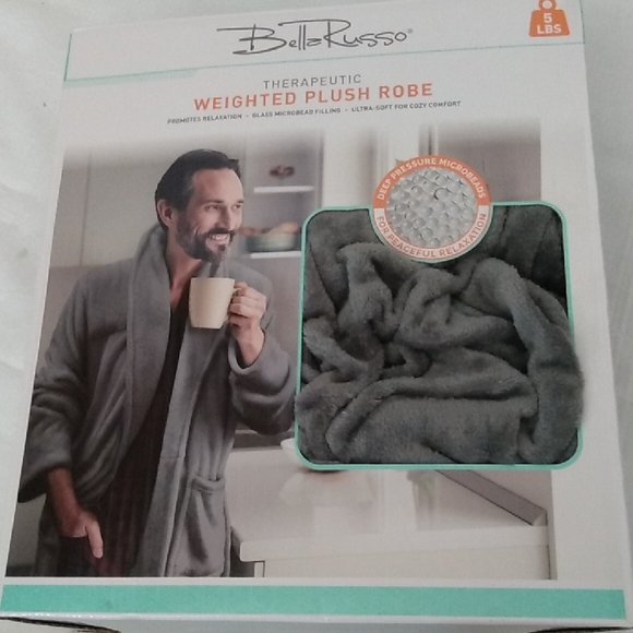 Bella Russo | Other | Bella Russo Gray Weighted Plush Robe | Poshmark